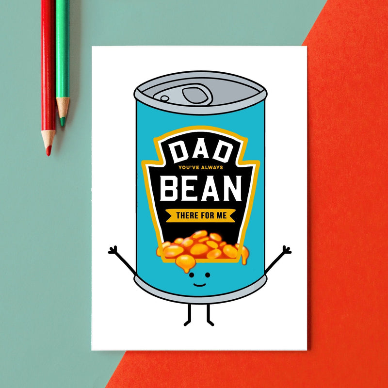Funny Baked Beans Card For Dad – Of Life & Lemons®
