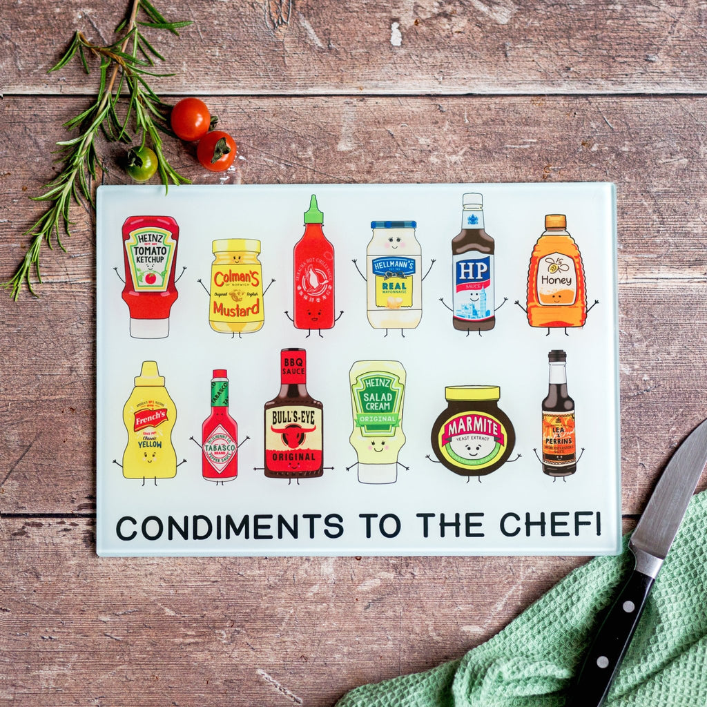 Funny Condiments Chopping Board – Of Life & Lemons®