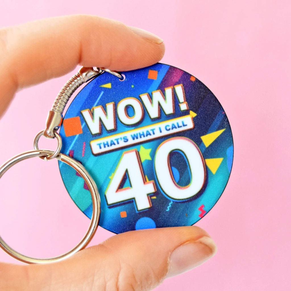 40th Birthday Keyring Gift – Of Life & Lemons®