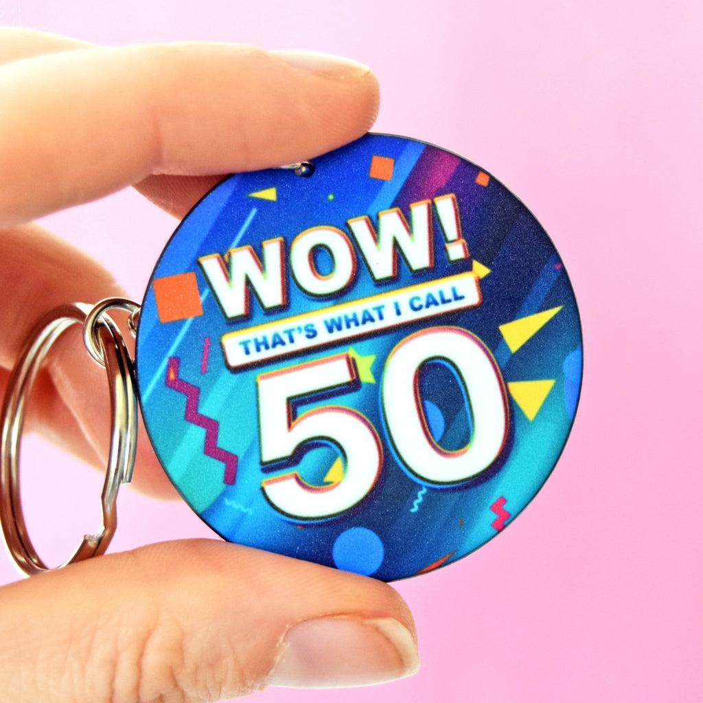 50th Birthday Keyring Gift – Of Life & Lemons®