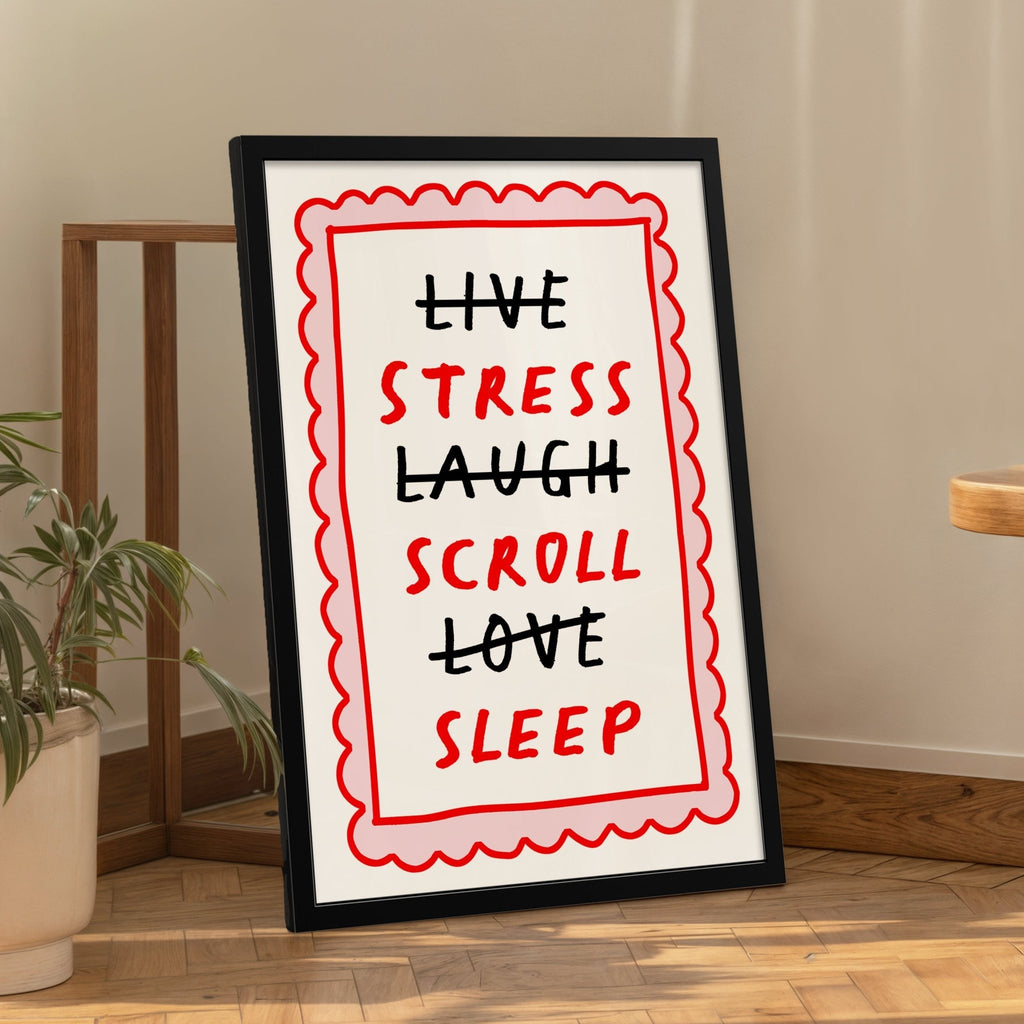 'Live, Laugh, Love' Parody Poster – Of Life & Lemons®
