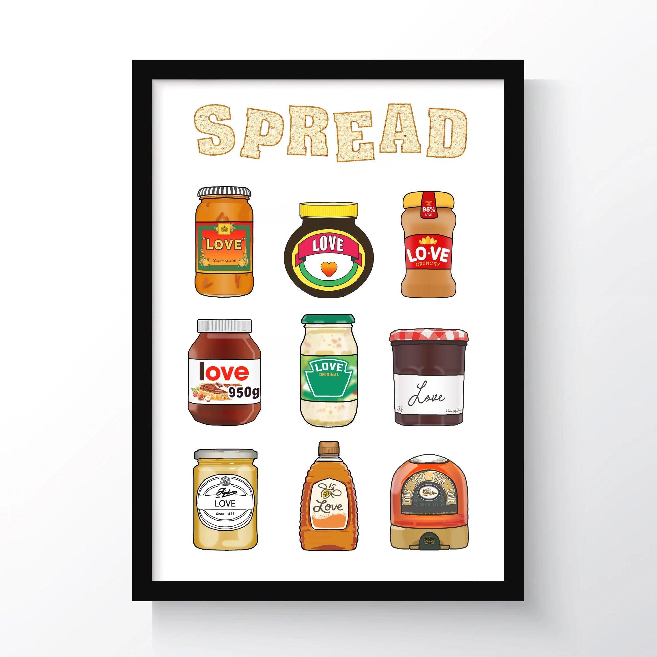 'Spread Love' Poster | Graphic Print – Of Life & Lemons®