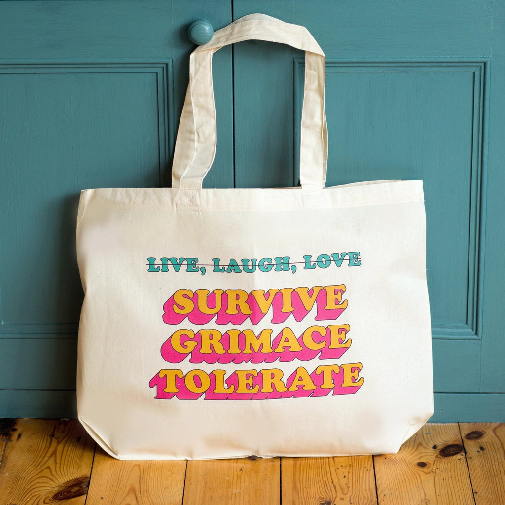 Funny Anti 'Live, Laugh, Love' Tote Bag – Of Life & Lemons®