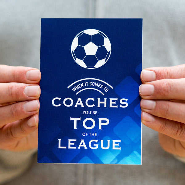 Thank You Football Coach Card – Of Life & Lemons®