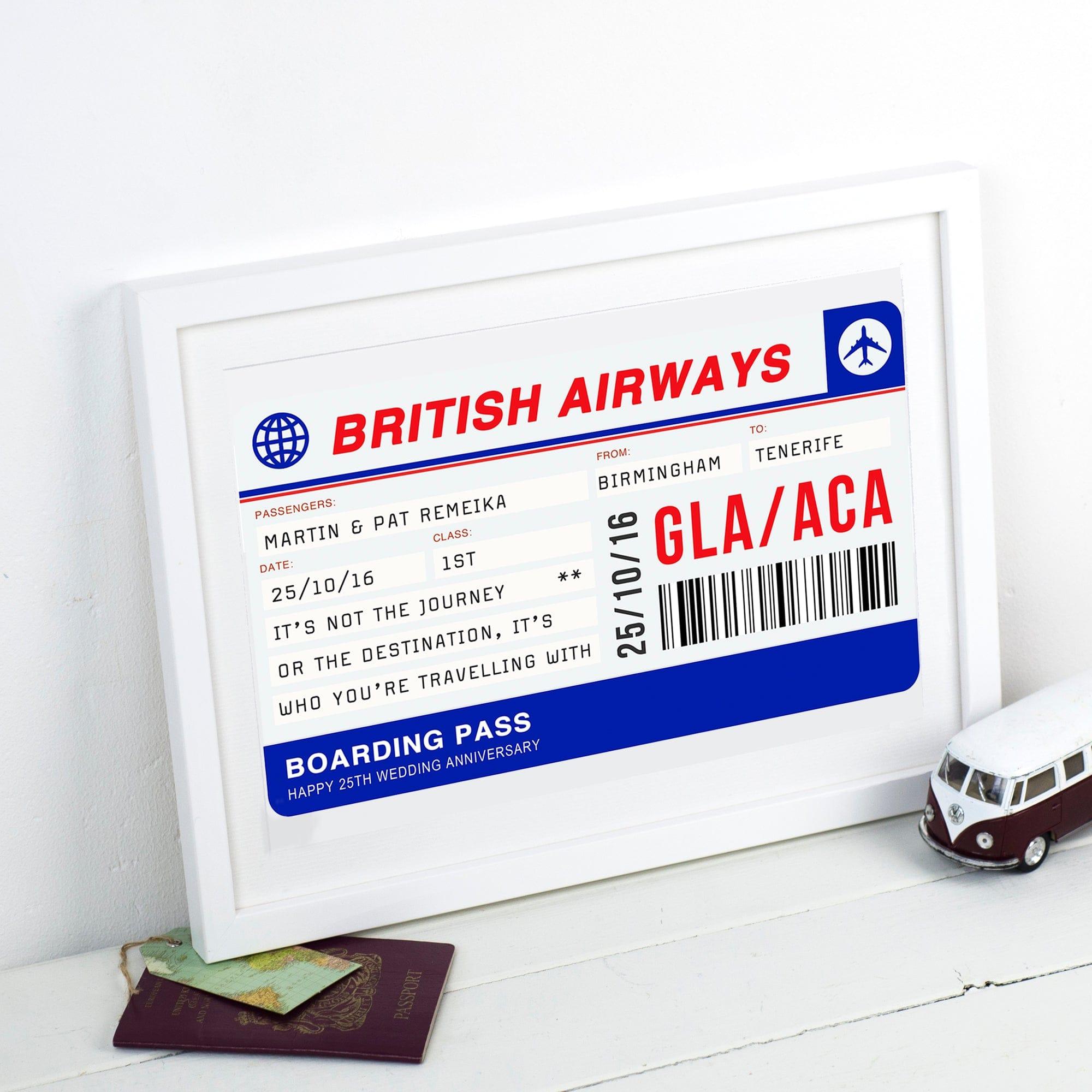 British Airways Boarding Pass