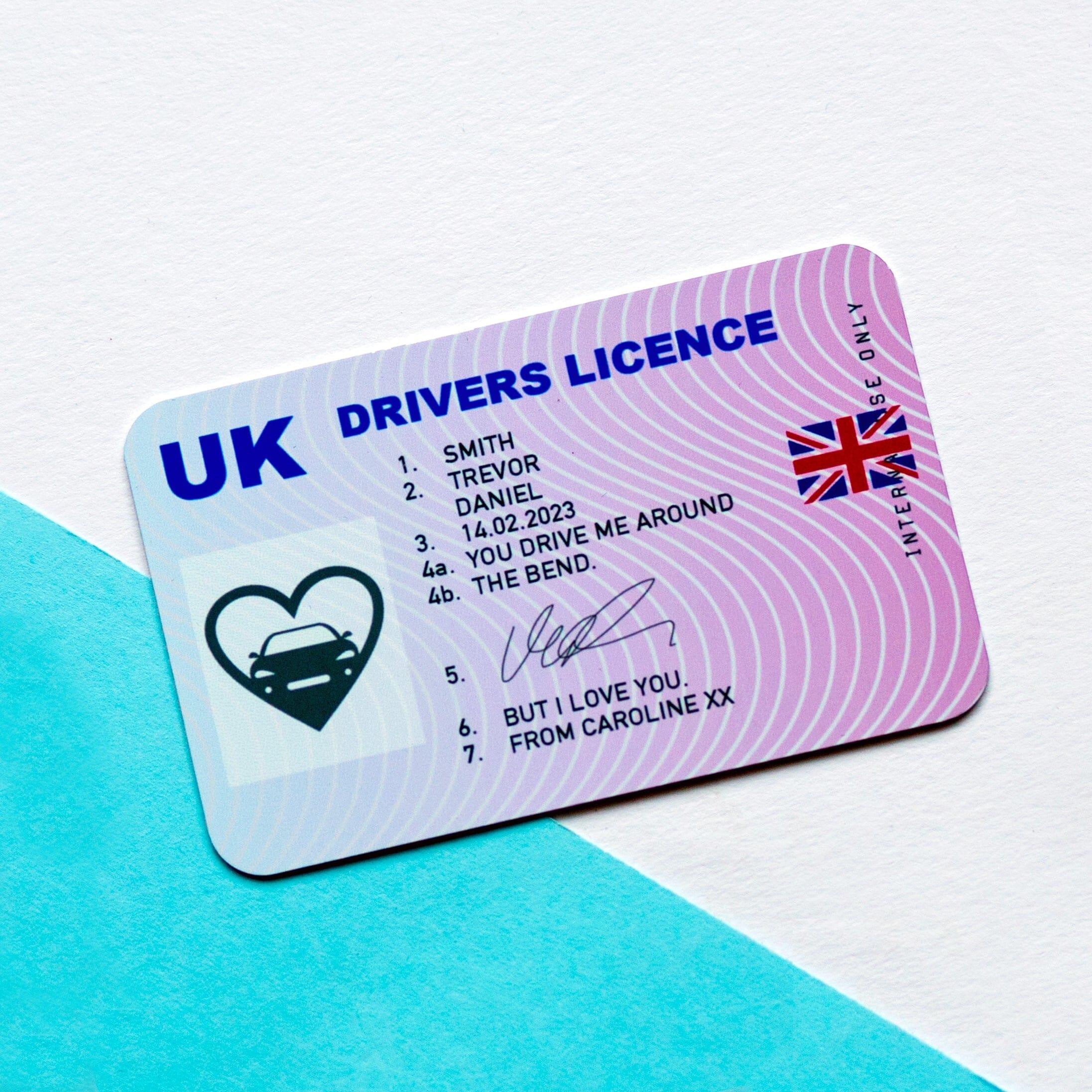 Custom Driving License Wallet Insert – Of Life & Lemons®