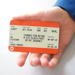 Personalised 'Thank You Teacher' Train Ticket Keepsake – Of Life & Lemons®